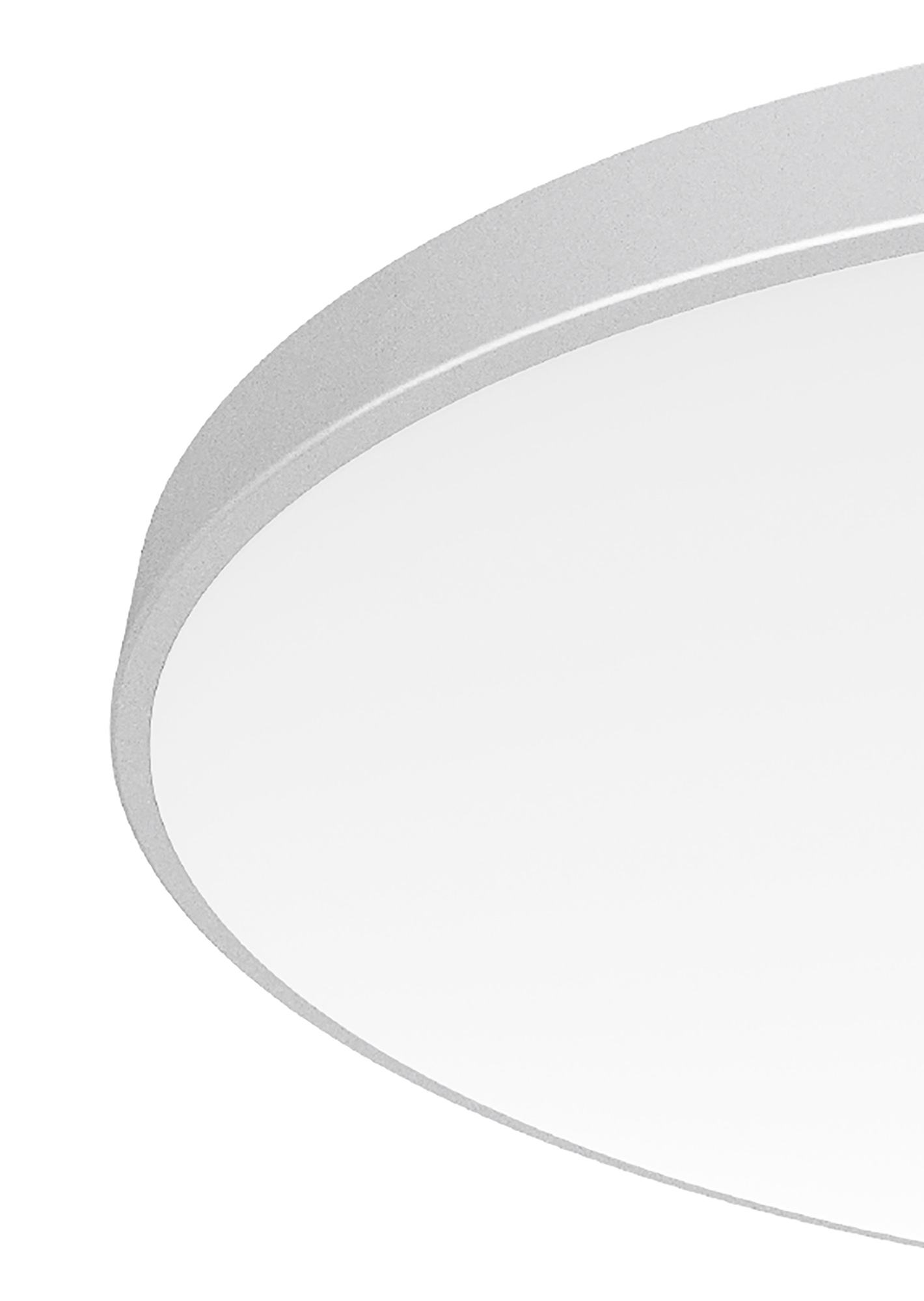 2130172 Surf LED Techtouch 36W Flush Ceiling IP54 4000K Silver Trim - Inspired Lighting Ltd.
